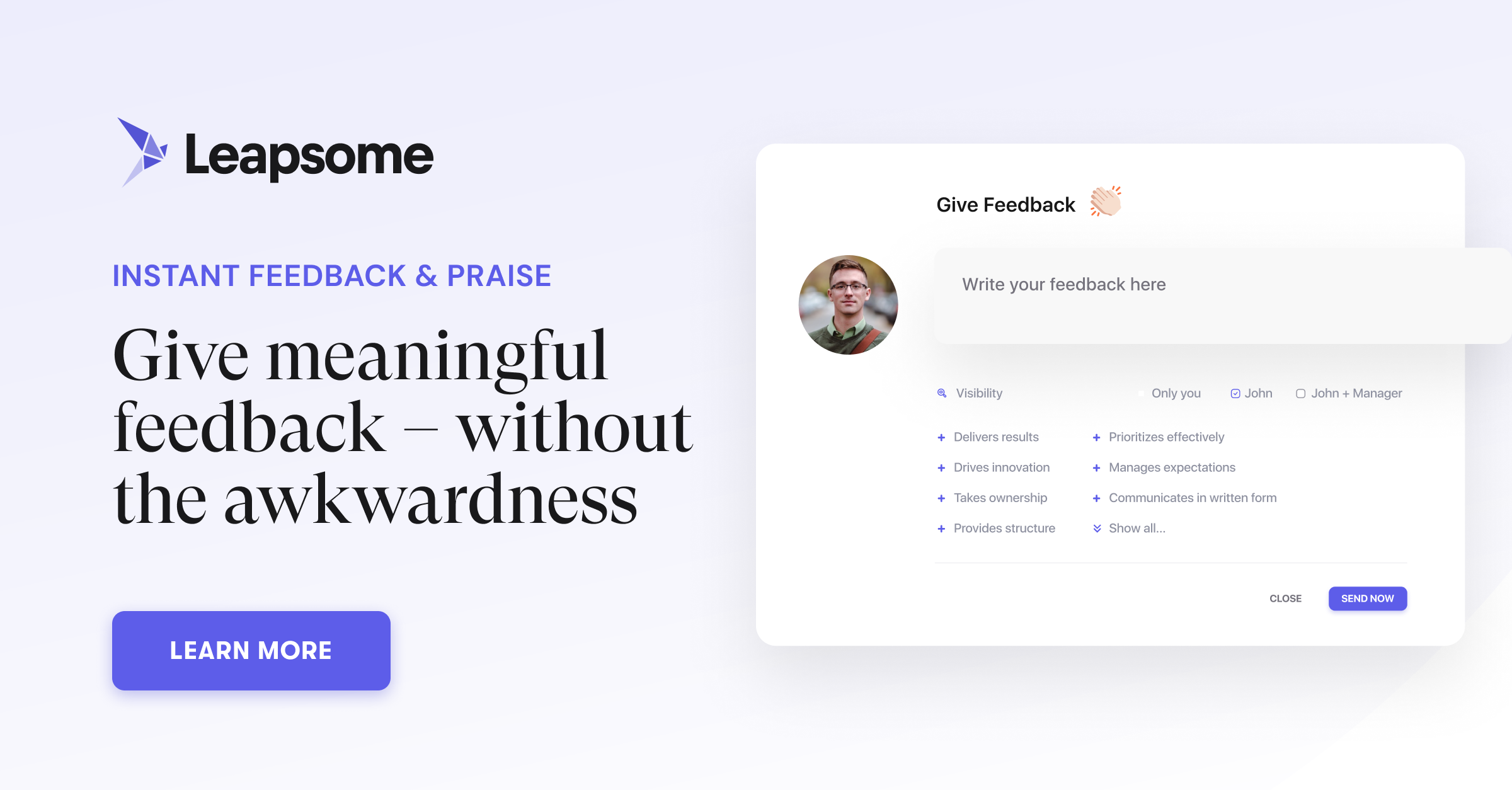 Employee Feedback & Praise Software | Leapsome